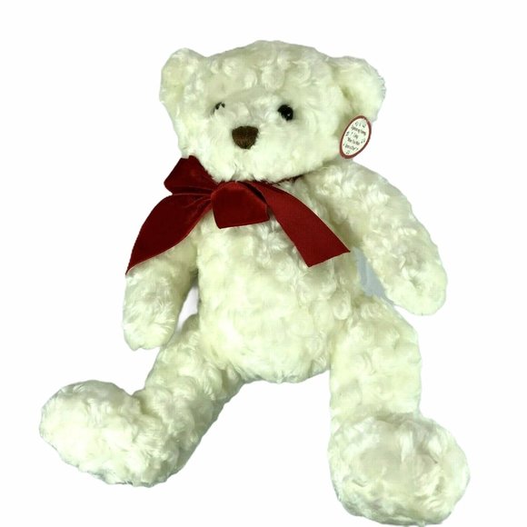 Gund | Toys | Gund Soft Toy Plush Animal Teddy Bear White | Poshmark